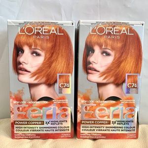 L'Oreal | Hair | 2x Loreal Paris Feria Intense Copper C74 Hair Color ...